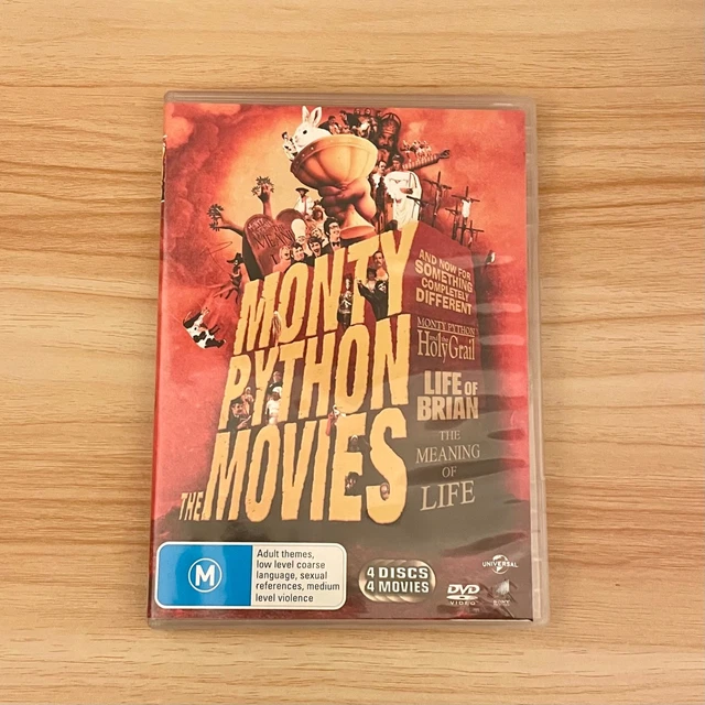 MONTY PYTHON THE Movies DVD Box Set 4 Discs Region 4 Holy Grail Life Of ...