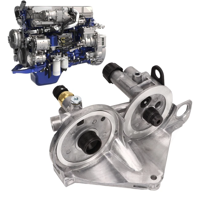 FUEL FILTER HOUSING Engine Fuel Filter Housing Aluminum Alloy High £76. ...