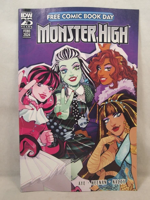 IDW MONSTER HIGH #0 FCBD 2024 bande dessinée gratuite jour non lue EUR ...