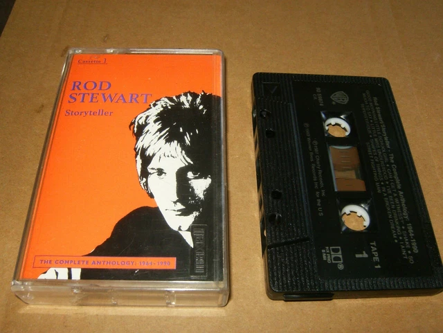 ROD STEWART STORYTELLER Cassettes #1,2,4, Missing Cassette #3, Used ...