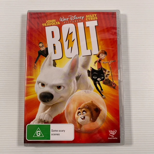 BOLT (DVD, 2008) Disney animation John Travolta, Miley Cyrus Region 4 ...