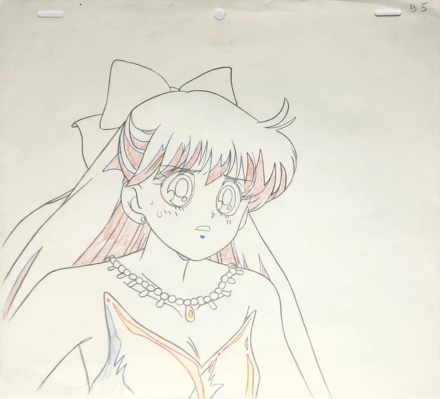 SAILOR MOON ANIMATION Production Cel Drawing Genga: 4158 $200.00 ...