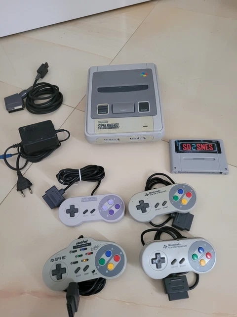 CONSOLE SUPER NINTENDO Snes Pal Super CHIP CIC ( Pal Us Jap ) Fullset ...