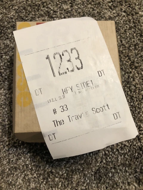 TRAVIS SCOTT X Mcdonalds Burger Box $1,000.00 - PicClick