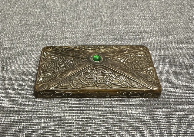 TIFFANY STUDIOS NEW York Bronze #1631 Ninth Century Paperweight £334.75 ...