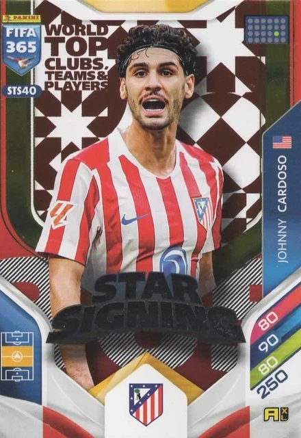 PANINI FIFA 365 2026 STS40 Star Signing Johnny Cardoso Atletico de ...