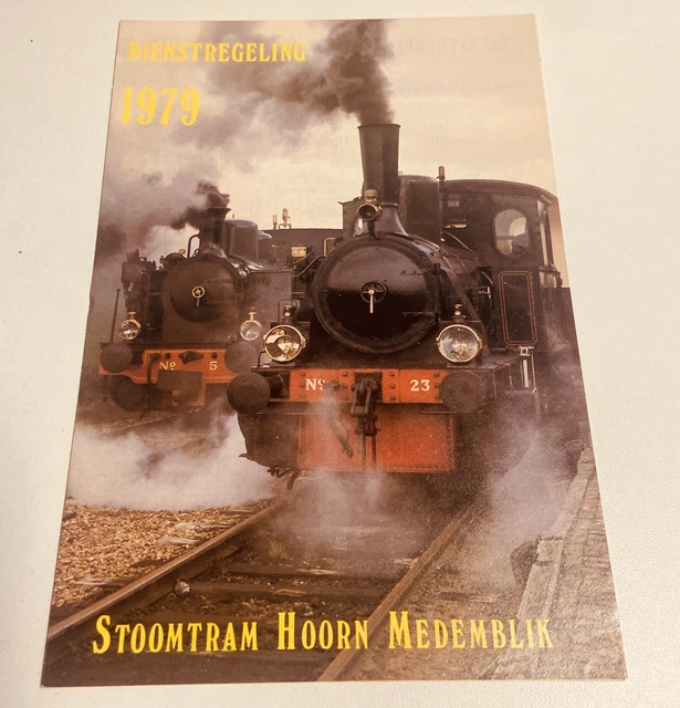 DUTCH 1979 STEAMTRAIN Train Timetable [Netherlands] £5.42 - PicClick UK