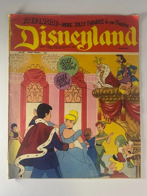 VINTAGE DISNEYLAND COMICS magazine 1972 No 29 - Cinderella at Palace ...