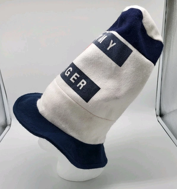 TOMMY HILFIGER COSTUME Felt Hat Blue White Uncle Sam Mad Hatter Funny ...
