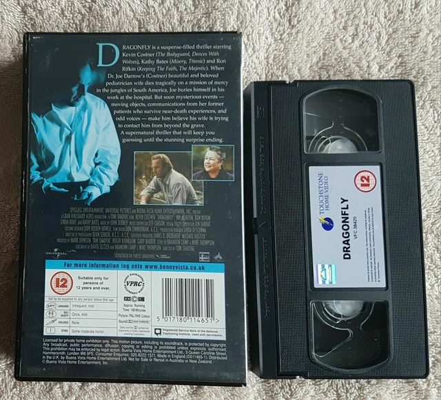 DRAGONFLY (VHS) BIG BOX - Kevin Costner + Kathy Bates + Ron Rifkin ...