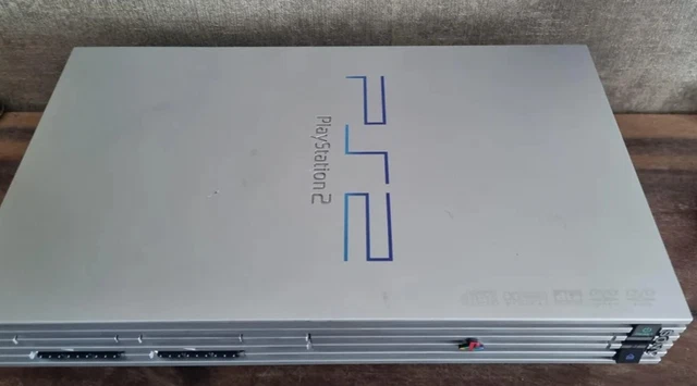 SONY PLAYSTATION 2 FAT PHAT Silver Console PAL PS2 £21.49 - PicClick UK