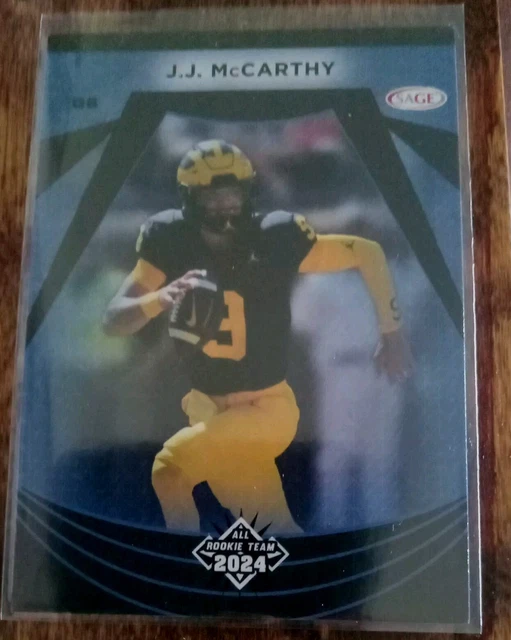 J.J. MCCARTHY RECRUE Sage 2024 All-Rookie Team Michigan Vikings EUR 3 ...