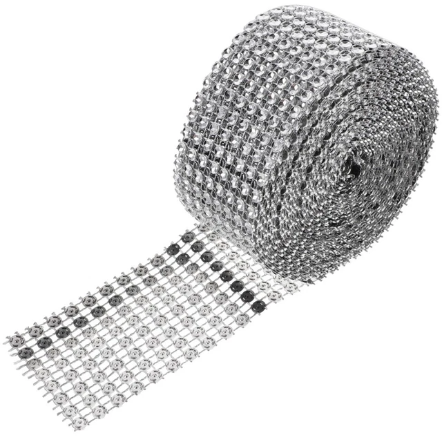 RHINESTONE MESH TRIM Crystal Rhinestones Exquisite Ribbon Fabric £10.89 ...