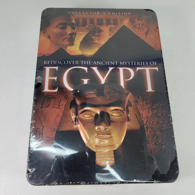 REDISCOVER THE ANCIENT MYSTERIES OF EGYPT COLLECTOR'S EDITION (2009, TIN) 5 DVDs $14.87 ...