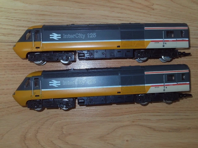 LOCOMOTIVE ET VOITURE factice InterCity 125 pour ensembles de trains à ...