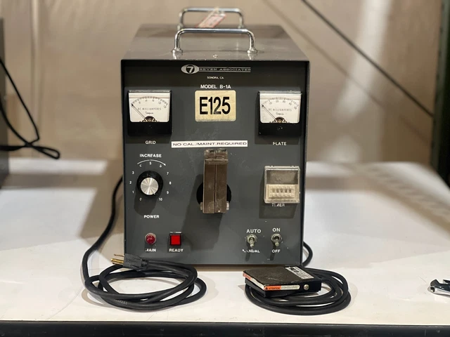 7 SEVEN ASSOCIATES Model B-1A Induction Heater Semi-Rigid Tooling Coax ...