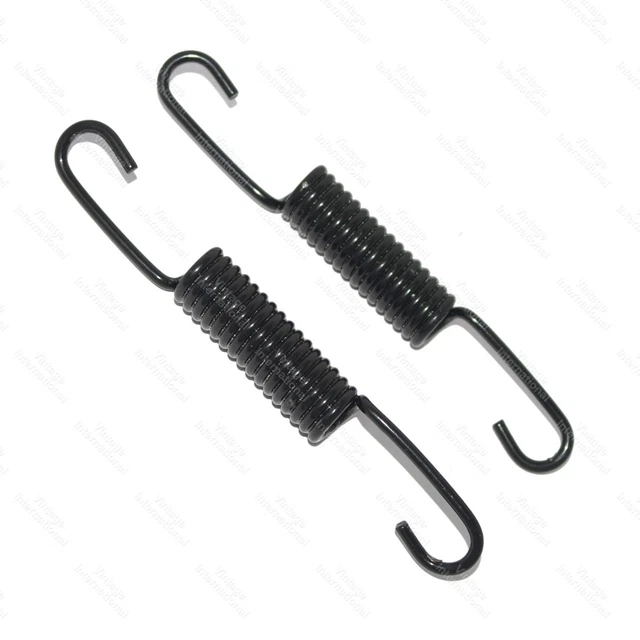 CENTER STAND SPRING Black Pair For Royal Enfield Bullet Classic 350 ...