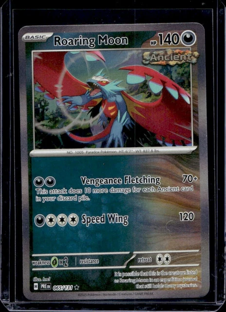 2025 POKEMON SV Prismatic Evolutions Roaring Moon #065/131 $1.38 ...