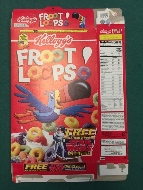 STAR WARS FROOT Loops Box Han Solo Stormtrooper Mail Away Figure Promo ...