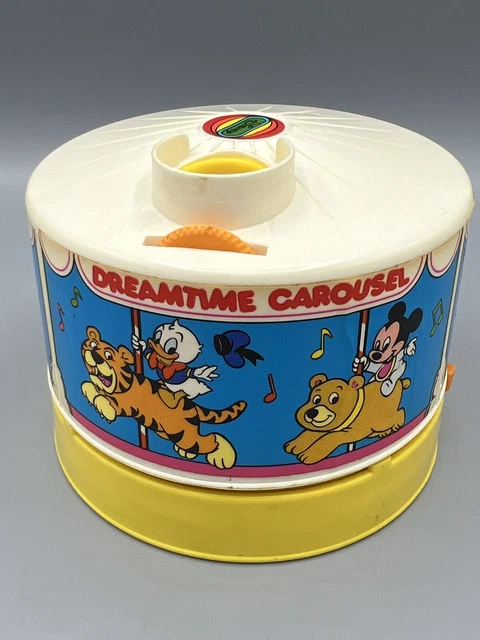 DISNEY DREAMTIME CAROUSEL Music Box Projector Vintage 1988 Works £38.59 ...