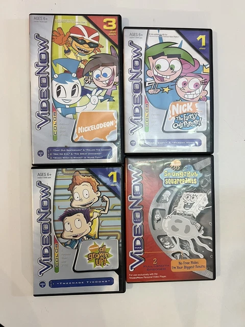 4 NICKELODEON VIDEONOW: Spongebob Fairly Oddparents Teenage Robot All ...