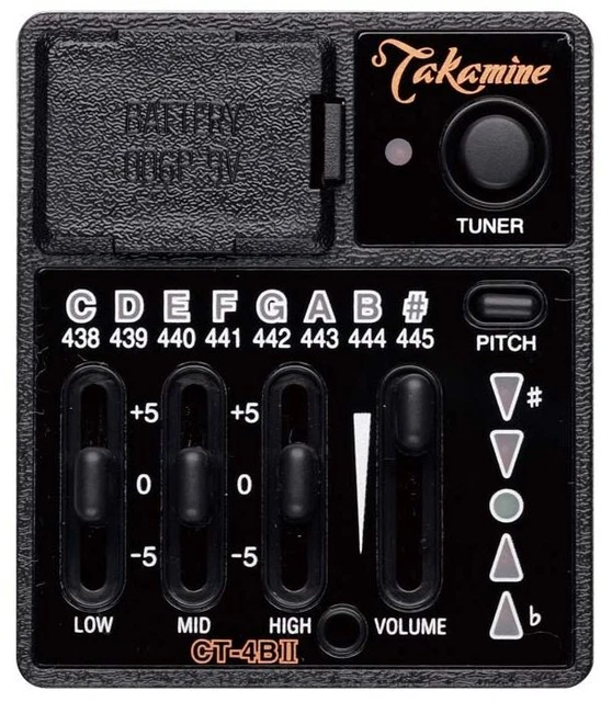 TAKAMINE CT-4B2 PTU Takamine Electric Acoustic Guitar Preamp CT4BII Pro ...