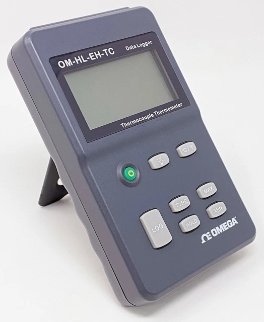 OMEGA OM-HL-EH-TC 8 Channel Handheld Thermocouple Thermometer/Data ...