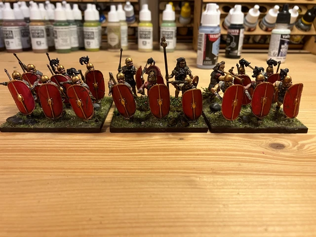 HAIL CAESAR 28MM Warlord Caesarean Roman Infantry Unit Painted & Based ...
