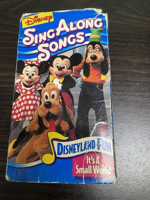Disney Sing Along Songs Disneyland Fun Its A Small World Vhs Vintage