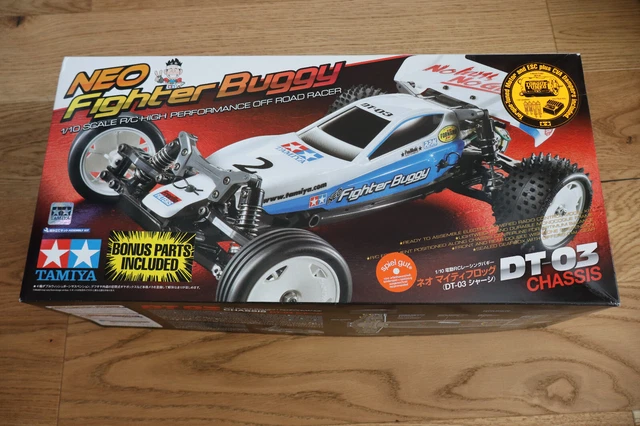 TAMIYA NEO FIGHTER Buggy 1/10 Scale R/C High Performance Off Road Racer ...