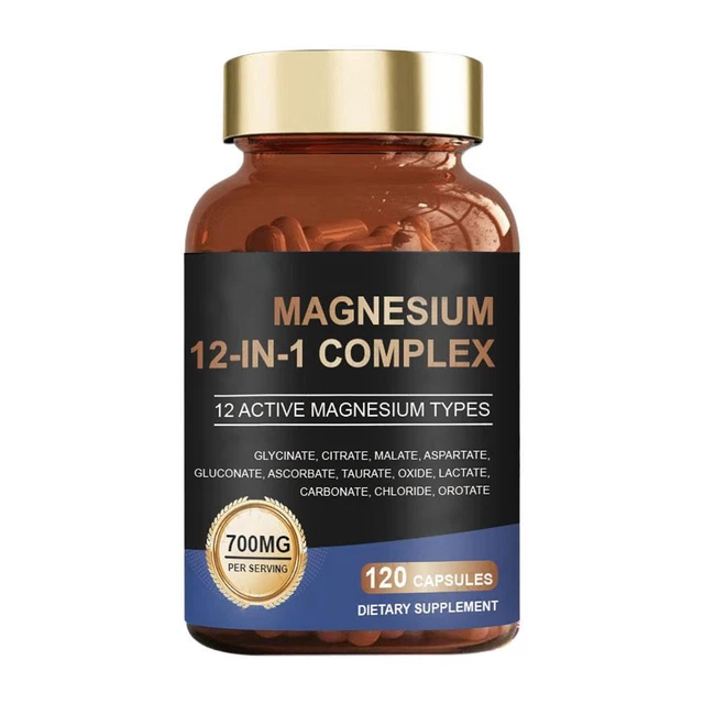 MAGNESIUM COMPLEX - Improved Sleep,Stress & Anxiety Relief, Immune ...