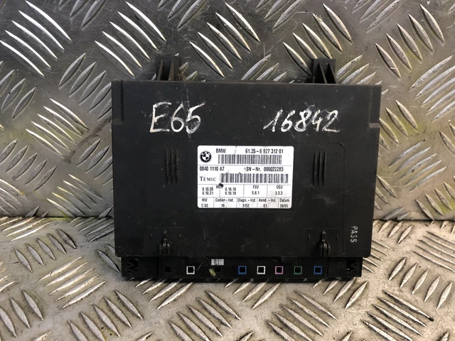 BMW 7 E65 E66 Comfort Control Unit ECU Module 6927312 EUR 33,58 ...