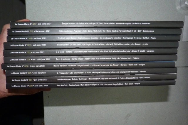 LOT 10 MAGAZINES CHASSE-MARÉE N°321 à 328 Jun juillet 2021 - aout septembre 2022 EUR 30,00 ...