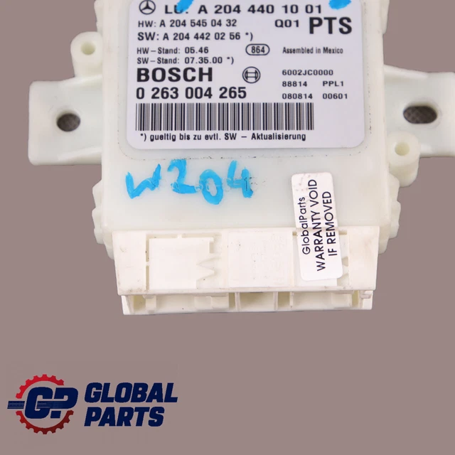 PARKTRONIC MODULE MERCEDES W204 PDC Parking Sensors Control Unit ...