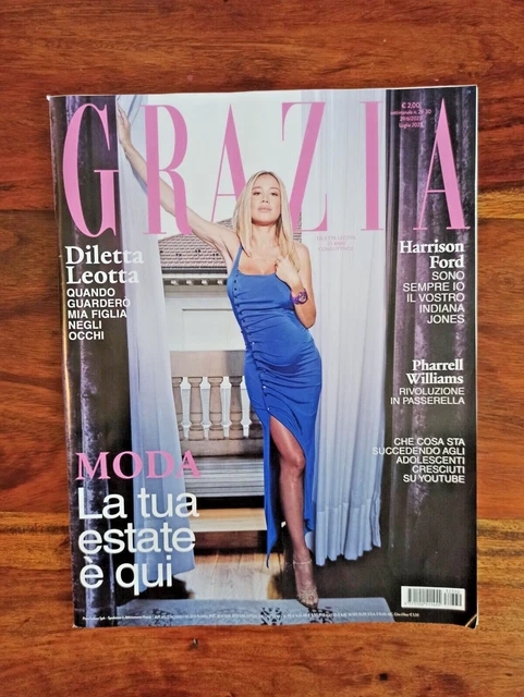 RIVISTA GRAZIA DILETTA LEOTTA HARRISON FORD PHARRELL PHARRELL WILLIAMS ...