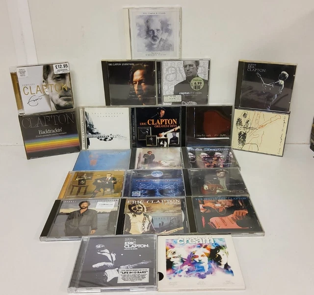 ERIC CLAPTON CD Collection - Journeyman Money & Cigarettes Pilgrim Time ...