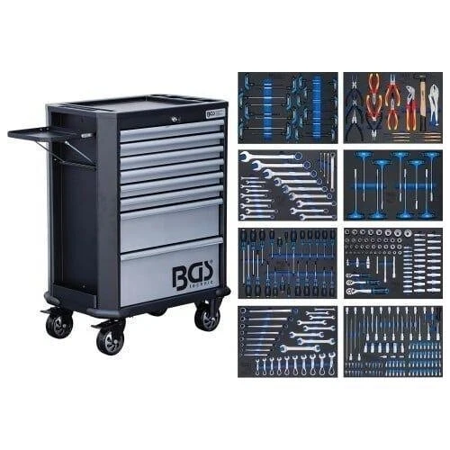 BGS WERKSTATTWAGEN WERKZEUGWAGEN Werkzeugkiste Fahrbar Rollwagen EUR 1.511,35 - PicClick DE