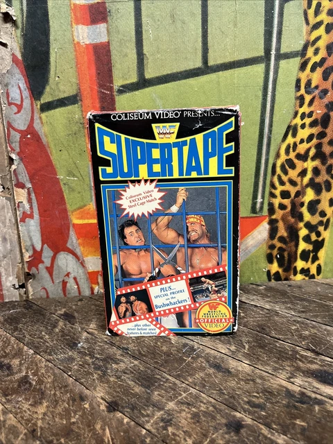 VINTAGE WWF SUPERTAPE Vhs Tape Wwe Nwa Wcw Nwo Awa Retro Legends Big ...