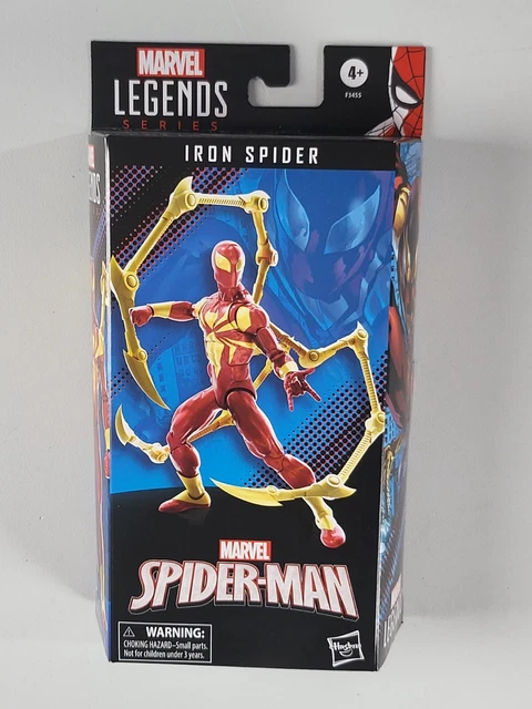 MARVEL LEGENDS IRON SPIDER SPIDER-MAN 6" scale MOC 60th Anniversary EUR ...