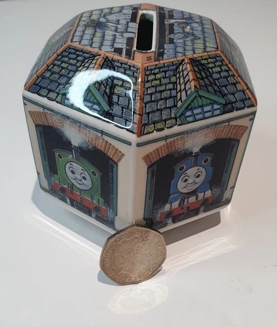 THOMAS THE TANK Engine Money Box, Wedgwood 1992, VGC. £11.00 - PicClick UK