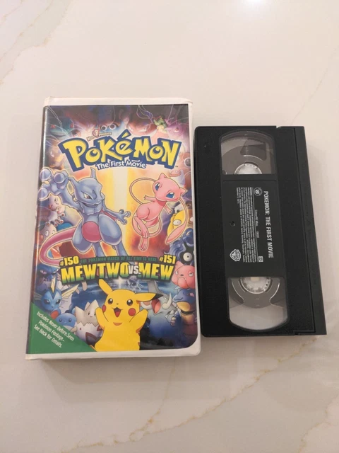 POKÉMON THE FIRST Movie: Mewtwo Strikes Back (VHS, 2000, Clamshell) $8. ...
