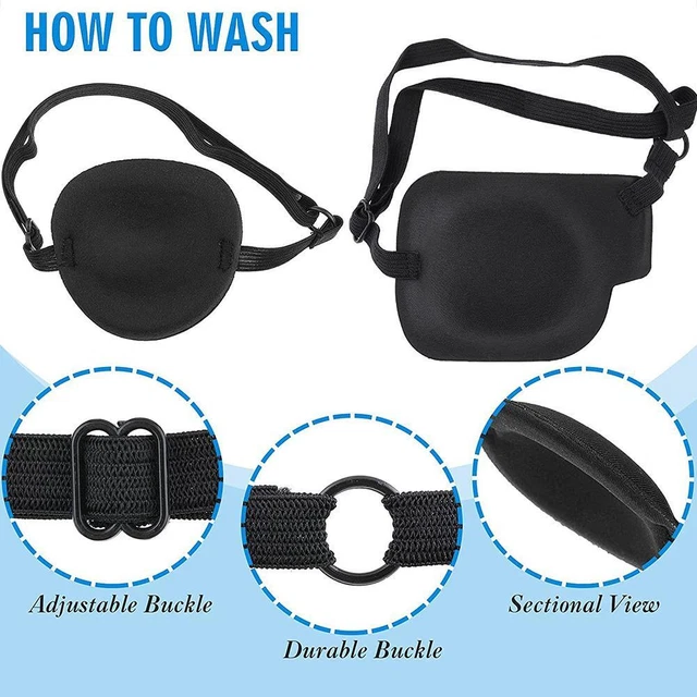 EYE PATCH OCCLUSION Obscure Astigmatism Silk monocular correction £2.05 ...