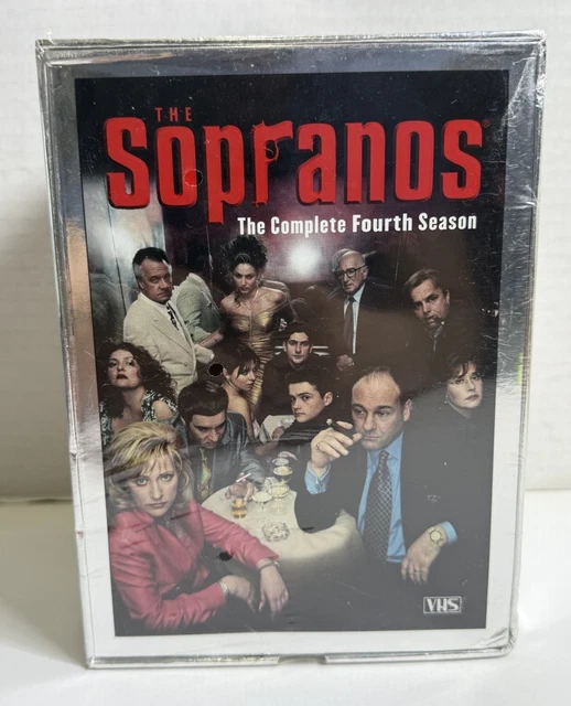 THE SOPRANOS - The Complete Fourth Season (VHS, 2003, 5-Tape Set, 5 ...