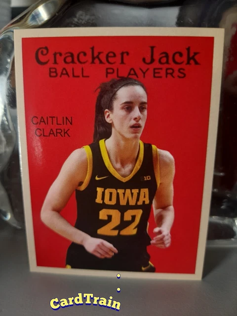 CAITLIN CLARK RC 2024 Indiana fever cracker jack 2 1/4” X 3” joueurs de ...