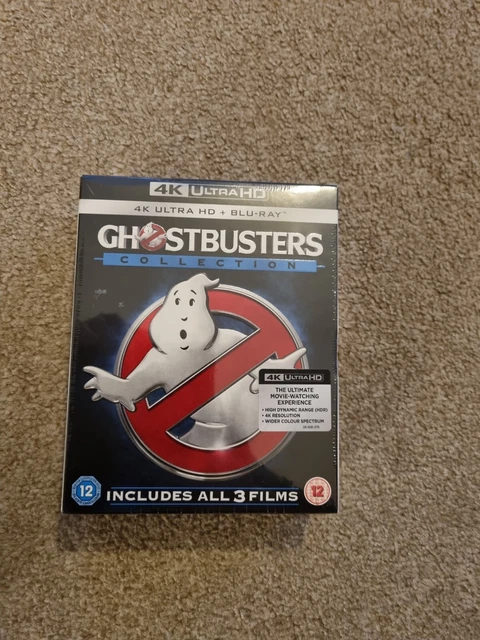 GHOSTBUSTERS 1,2 & Afterlife Boxset Trilogy Collection 4K UHD & Blu Ray ...