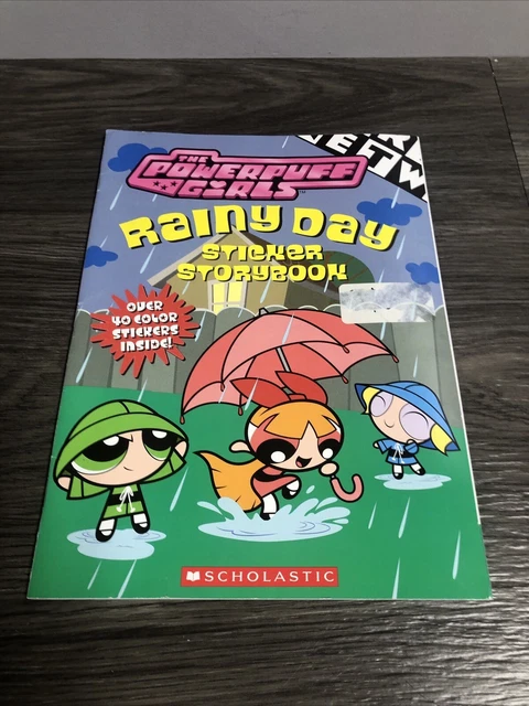POWERPUFF GIRLS SCHOLASTIC Storybook Sticker Book 2004 Cartoon Network ...