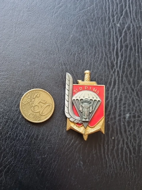 INSIGNE 3° RPIMA. Régiment Parachutistes infanterie de marine TCHAD ...