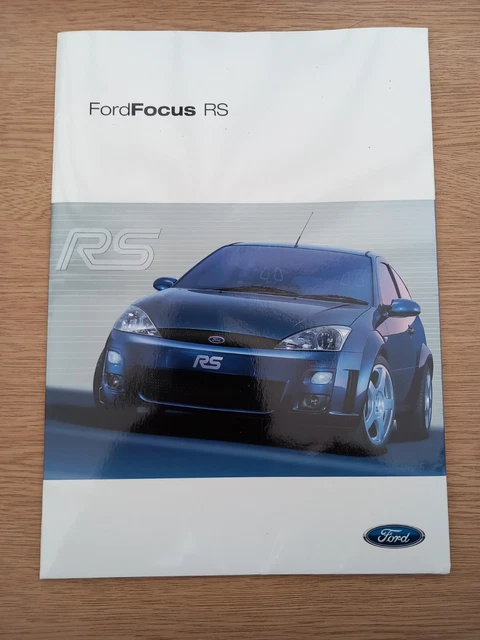 FORD FOCUS RS Mk1 Promotional Brochure Colin Mcrae WRC £5.00 - PicClick UK