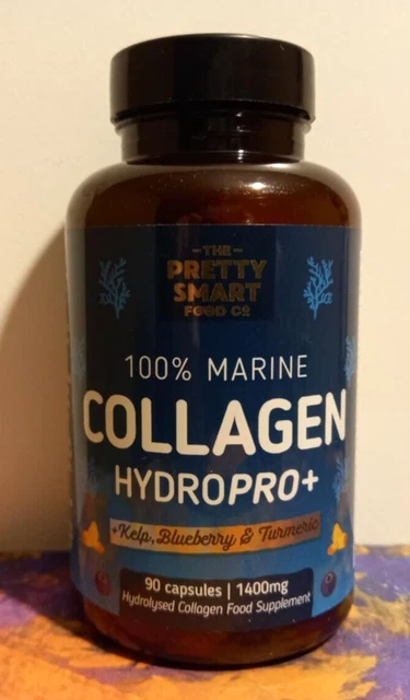 THE PRETTY SMART Food 100% Marine Collagen Hydropro+ 90 Capsules 1400Mg ...