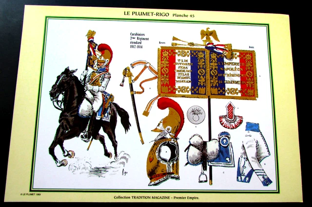 PLANCHE &LE PLUMET-RIGO& -Uniformes des Armées Napoléoniennes EUR 1,00 ...
